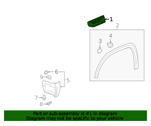 2019-2021 GMC Sierra 1500 Vent 84431313 | GM Parts Center