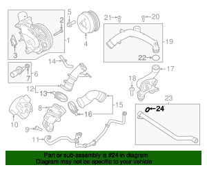 Genuine OEM By-Pass Pipe O-Ring Part# LR101805 Fits 2016-2019 Land ...