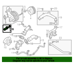 2010-2022 Land Rover Oil Cooler Tube LR028136 | OEM Parts Online
