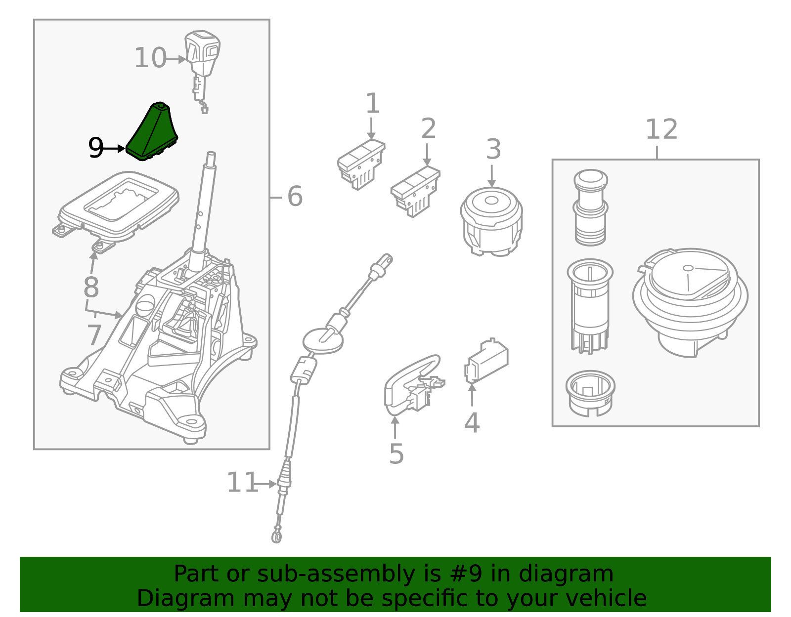 KB3Z-7277-A - Shift Boot 2019-2023 Ford Ranger | Big 3 Auto Parts