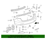 52599-48020 - Bumper Cover Grommet - 2001-2015 Toyota | Nucar Toyota of ...