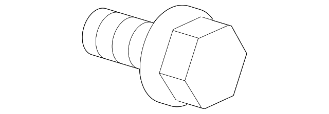 Genuine Toyota Bumper Cover Bolt part# 90109-06375 for 2007-2021 Toyota ...