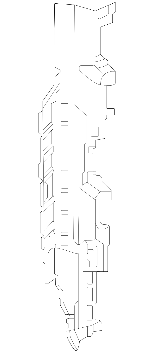 2021-2022 GM Passenger Side Radiator Air Baffle 84252889 | TascaParts.com