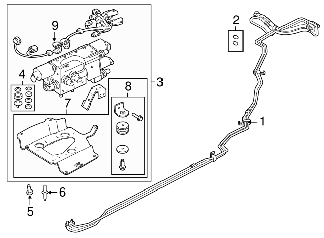 Genuine OEM Tube Part# LR085488 Fits 2014-2019 Land Rover Range Rover ...
