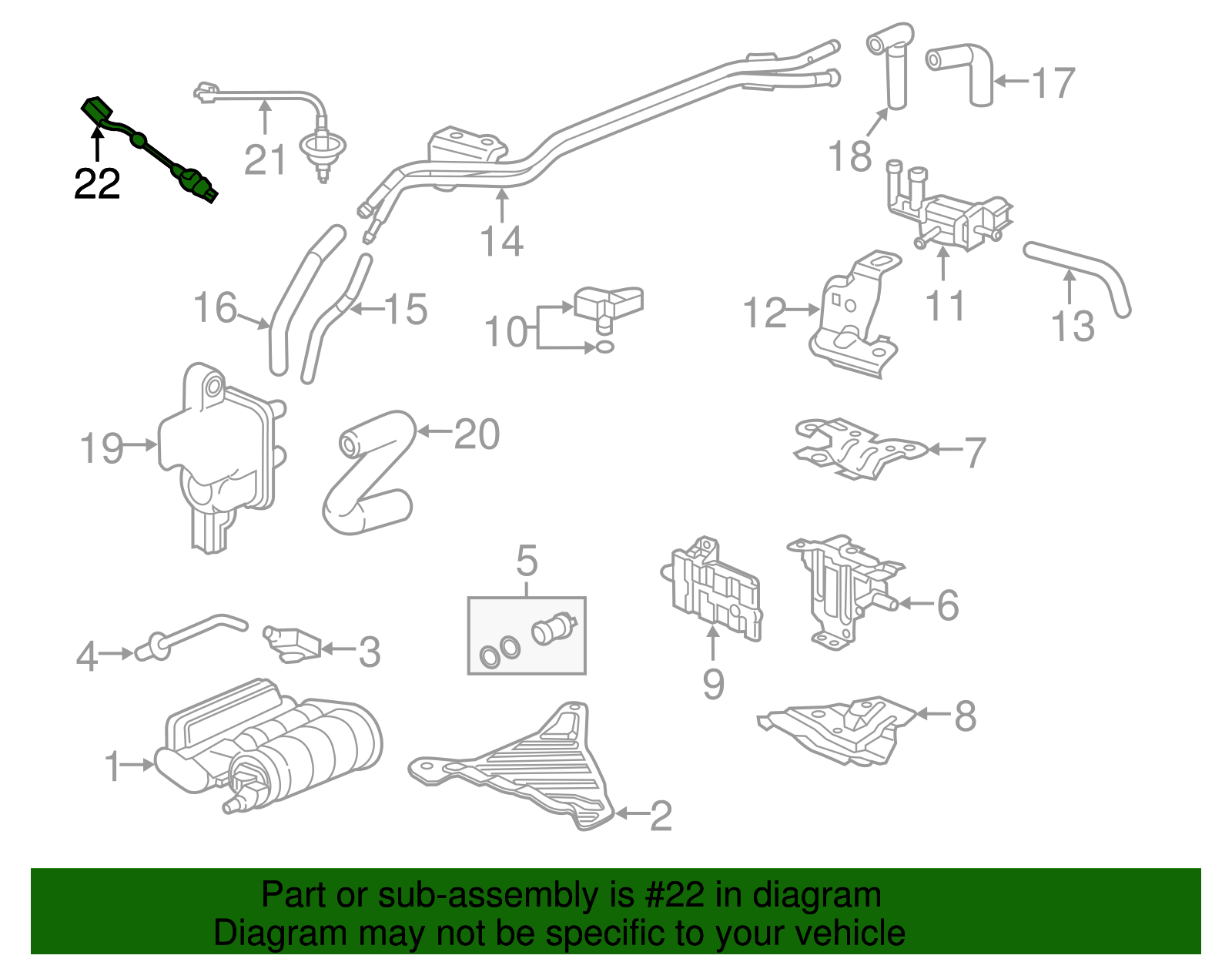 36532-5PH-A51 - 2017-2019 Honda CR-V - Sensor Oxygen | Genuine Honda Parts