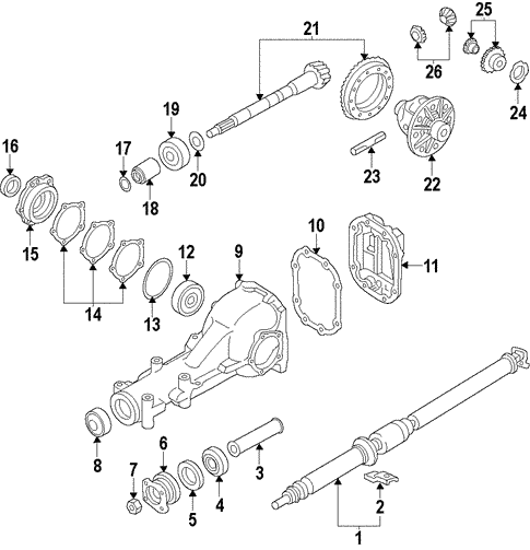 Differential for 2002 Subaru Outback | Subaru Parts Store