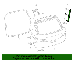 2018-2021 Audi Power Actuator 80A-827-851-A | OEM Parts Online