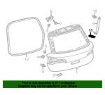 2018-2021 Audi Power Actuator Lower Bracket 80A-827-604-A-STL | Genuine ...