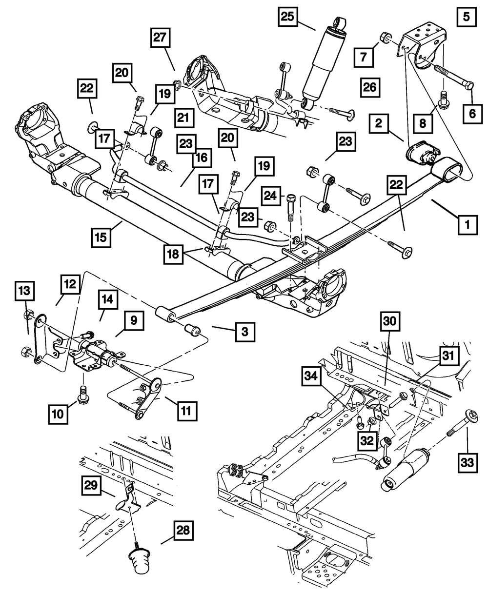 2001-2007 Mopar Spring Bushing 4743040AA | Mopar eStore