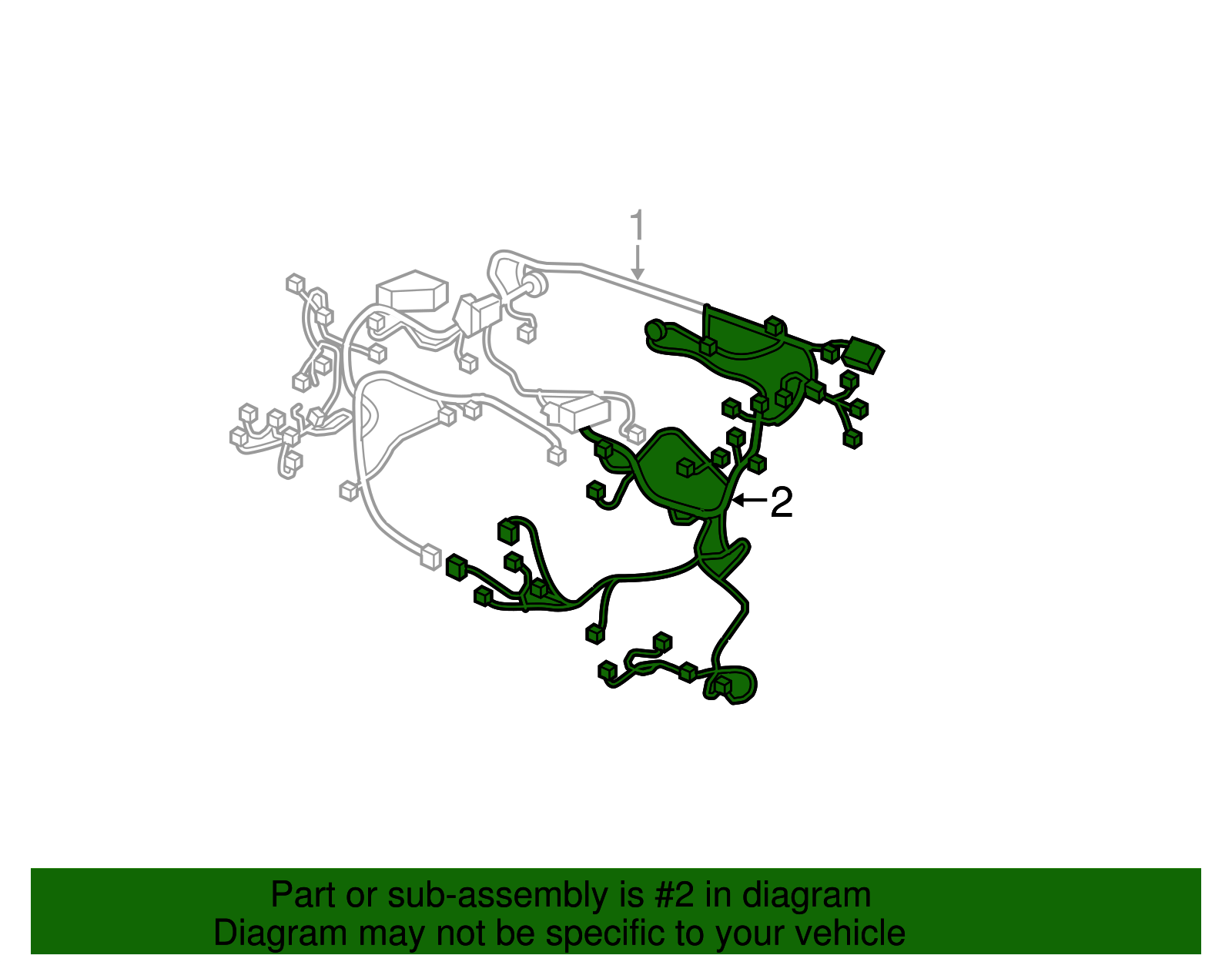 2021-2022 Honda Pilot Engine Harness 32120-TG8-AC0 | OEM Parts Online