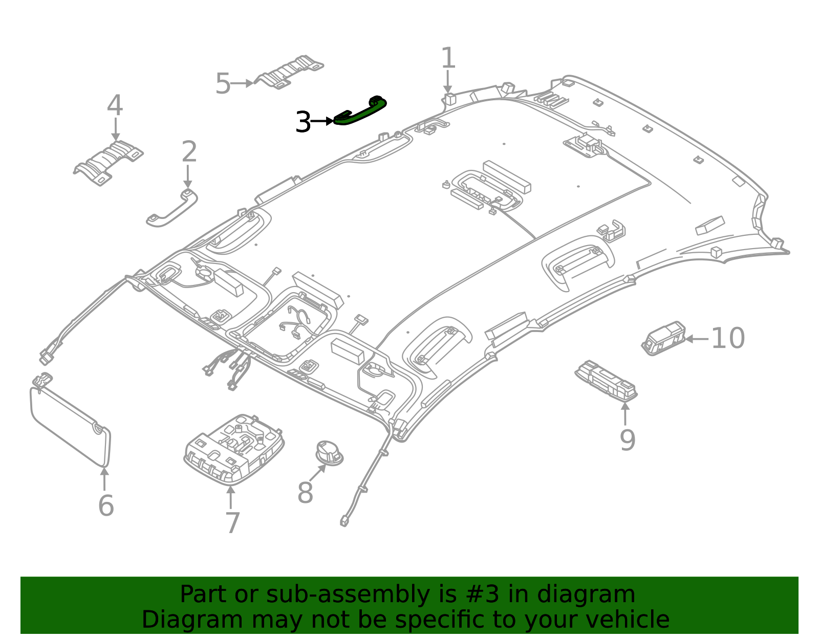 Hyundai - 85344-AR000-VNB - Grip Handle - 2022-2025 Genesis | OEM ...