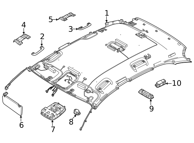 85341-AR000-VNB - Interior Grab Bar 2022-2024 Genesis | AutoNation Parts