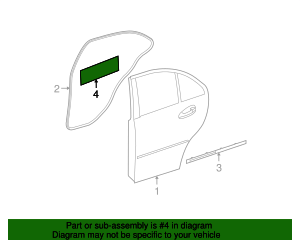 204-682-01-08 - Door Panel Insulation 1998-2024 Mercedes-Benz ...