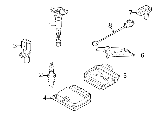 4E0-910-552-KX - Ecm 2009 Audi S8 | Audi OEM Parts