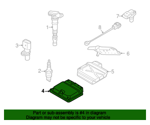 4E0-910-552-KX - Ecm 2009 Audi S8 | Audi OEM Parts
