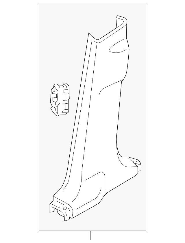 2009-2014 Nissan Murano Lower Center Pillar Trim 76937-1SV0A ...