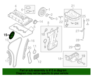 24221-25000 - Camshaft Gear 2006-2013 Kia | Kia.Parts Store