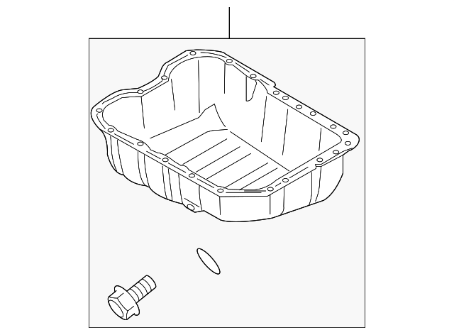 21510-25001 - Oil Pan 2010-2013 Kia | Kia.Parts Store