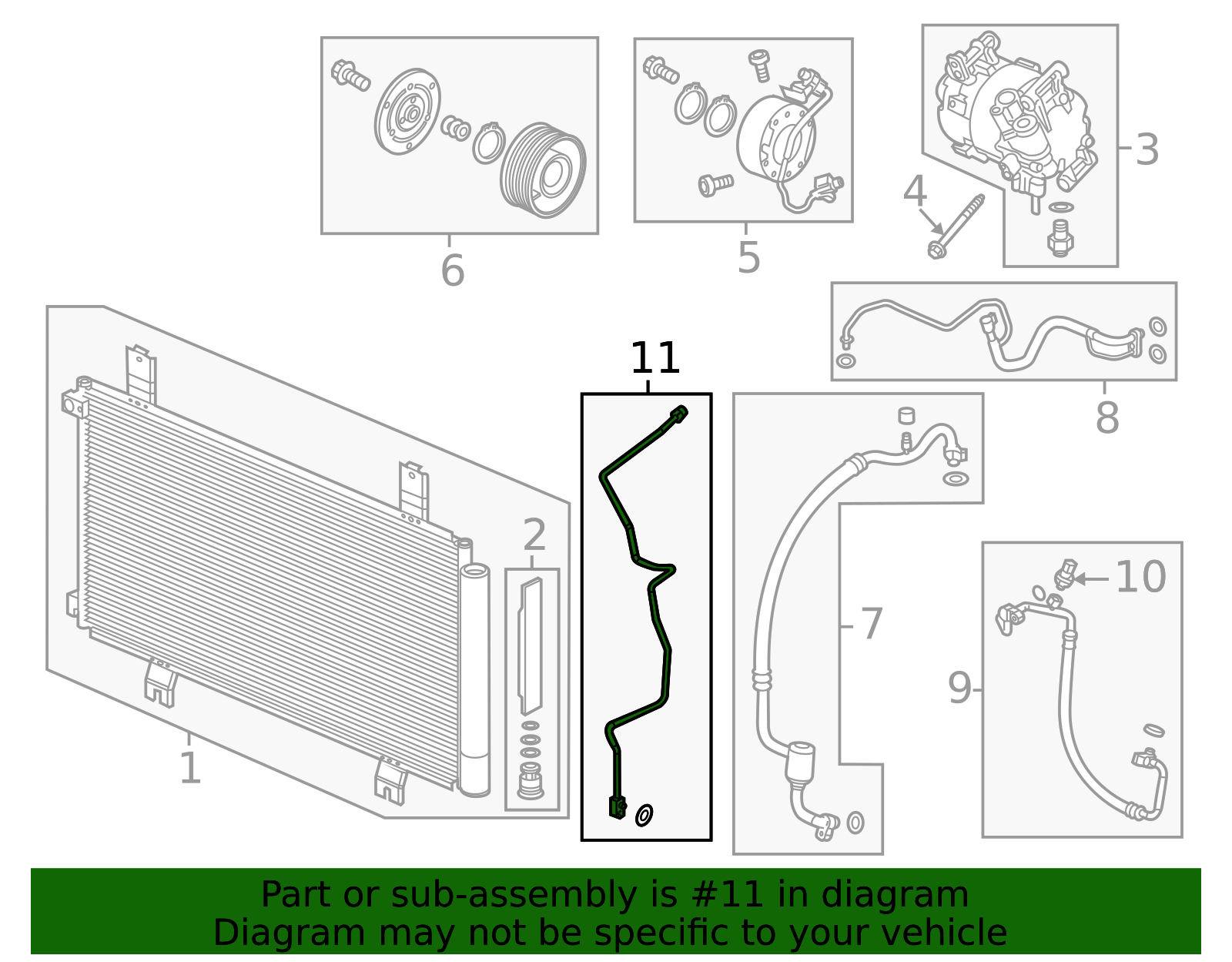 80341-T21-A01 - A/C Pipe 2022-2024 Honda Civic | AutoNation Parts