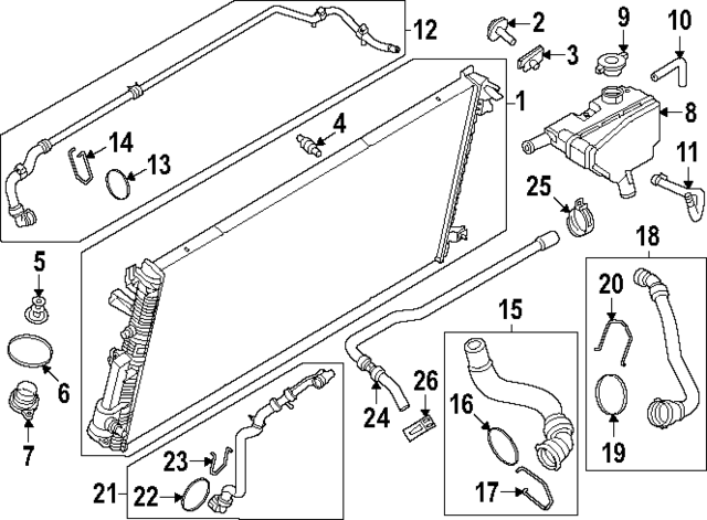 2023-2024 Ford Thermostat pc3z8575a | TascaParts.com