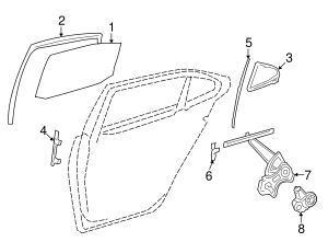 2007-2017 Lexus Division Bar 67407-50030 | OEM Parts Online