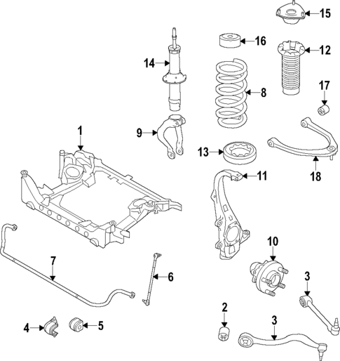 Front Suspension for 2023 Genesis GV80 | OEM Parts Online