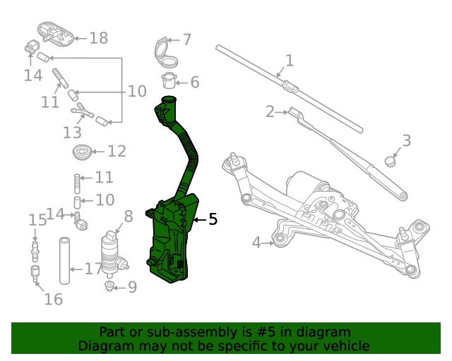 2021-2023 Volkswagen ID.4 Reservoir 1EA-955-453-H | OEM Parts Online