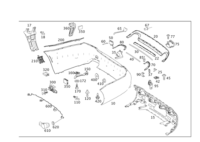 1998-2020 Mercedes-Benz Radar Sensor 000-905-57-01 | Mercedes-Benz Parts