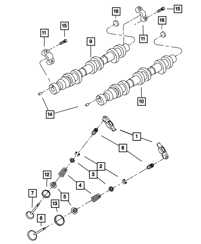MOPAR ENGINE CAMSHAFT - 53021892AC - 53021892AC | Mopar Online Parts