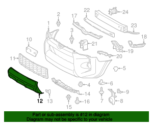 53901-35250 - Valance Panel (Front, Lower) - 2015-2021 Toyota 4Runner ...