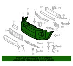 52119-35920 - Bumper Cover (Front) - 2021 Toyota 4Runner | OEM Genuine ...