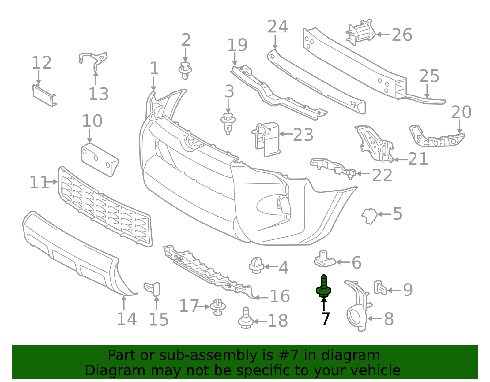 90159-60215 - Bumper Cover Retainer Screw - 1996-2024 Toyota | OEM ...