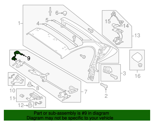 2011-2015 Audi R8 Micro-Switch 427-898-900 | AUDI HENDERSON