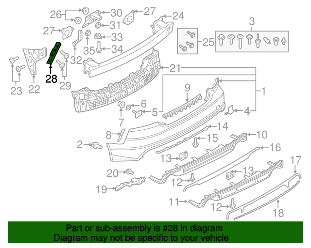 4G8-807-890 - Guide Plate 2012-2018 Audi | Audi OEM Parts