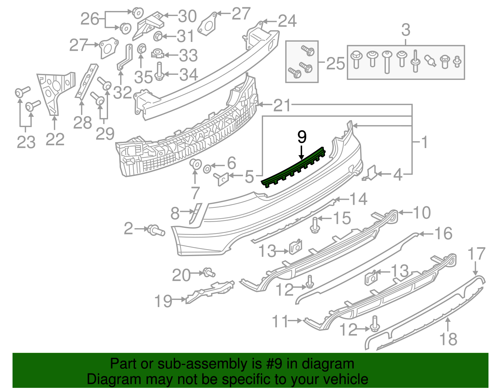 4G8-807-421-A-9B9 - Center Cover 2016-2018 Audi | Audi OEM Parts