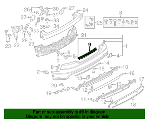 4G8-807-421-A-9B9 - Center Cover 2016-2018 Audi | Audi OEM Parts
