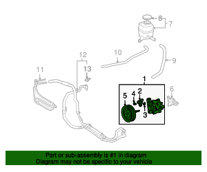 2003-2007 Lexus LX470 Power Steering Pump 44310-60390 | OEM Parts Online