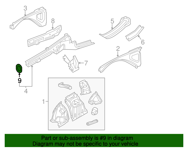 2005-2021 Mopar Bumper Bracket 5065268AC | TascaParts.com