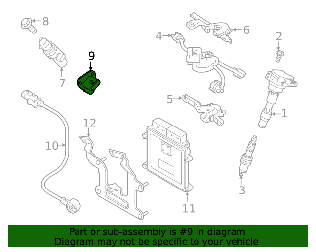 2017-2022 Genesis Camshaft Position Sensor 39318-3L100 | OEM Parts Online