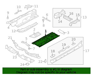 2019-2021 Volkswagen Jetta Floor Pan 5Q0-803-205-B | OEM Parts Online