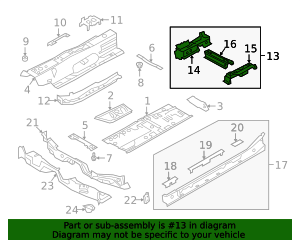 5Q0-802-226-M - Seat Track Reinforcement 2019-2024 Volkswagen Jetta ...