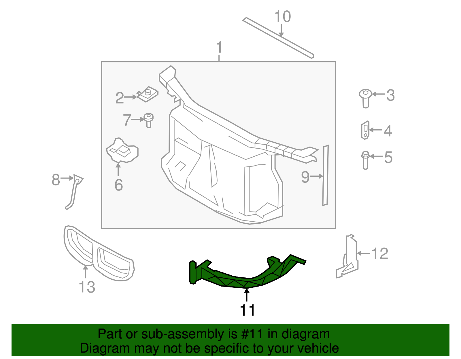 51117148761 - 2008-2013 BMW Lamp Bracket (51-11-7-148-761) | BMW of ...