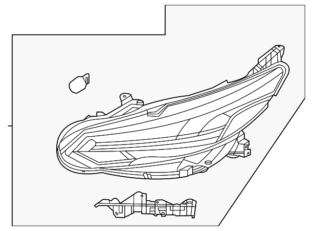 2020-2023 Nissan Sentra Headlamp Assembly 26010-6LB5A | Nissan Parts Plus