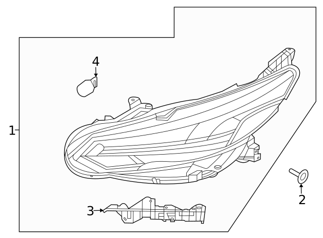 2020-2022 Nissan Sentra Headlamp Assembly 26010-6LB6A | TascaParts.com
