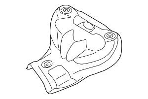 2009-2010 Kia Exhaust Manifold Heat Shield 28525-2G010 | QuirkParts