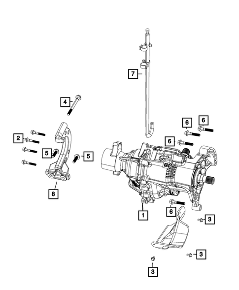 Transfer Case and PTU Assembly for 2020 Jeep Cherokee | Mopar eStore