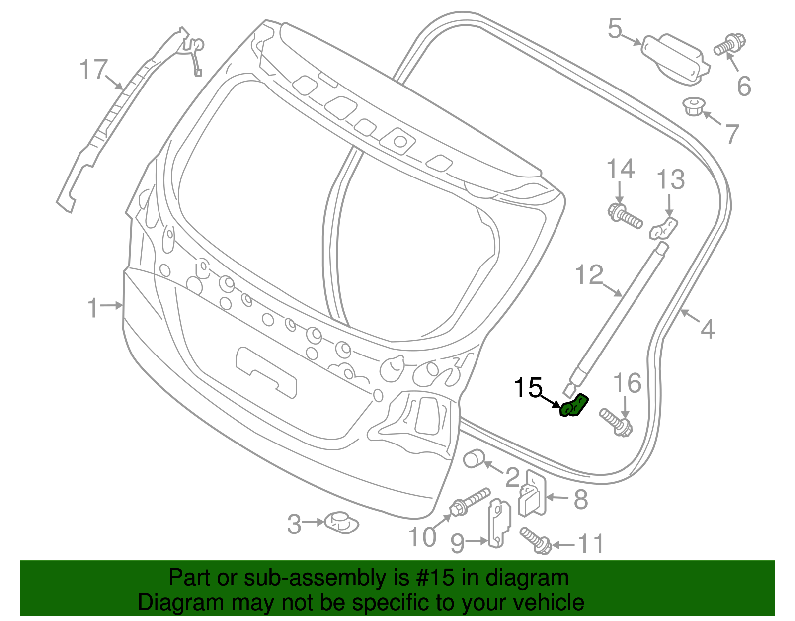 2013-2019 Hyundai Upper Bracket 81772-B8000 | QuirkParts