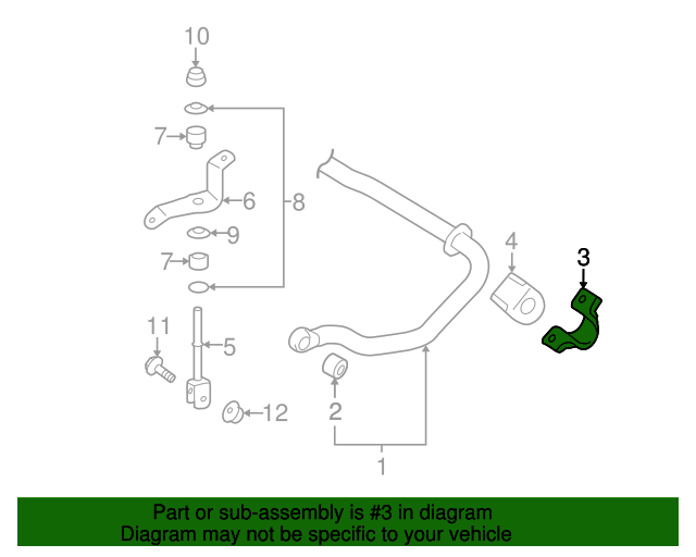 2008-2021 Lexus LX570 Bracket 48824-26230 | OEM Parts Online