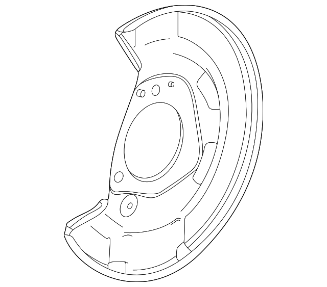 2011-2017 GM Splash Shield 13324458 | GMPartsDirect.com