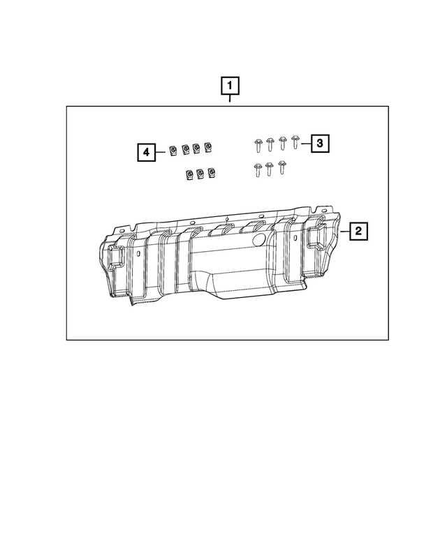 2015-2018 Jeep Skid-Front Plate Kit 82214330 | Mopar Auto Parts Direct